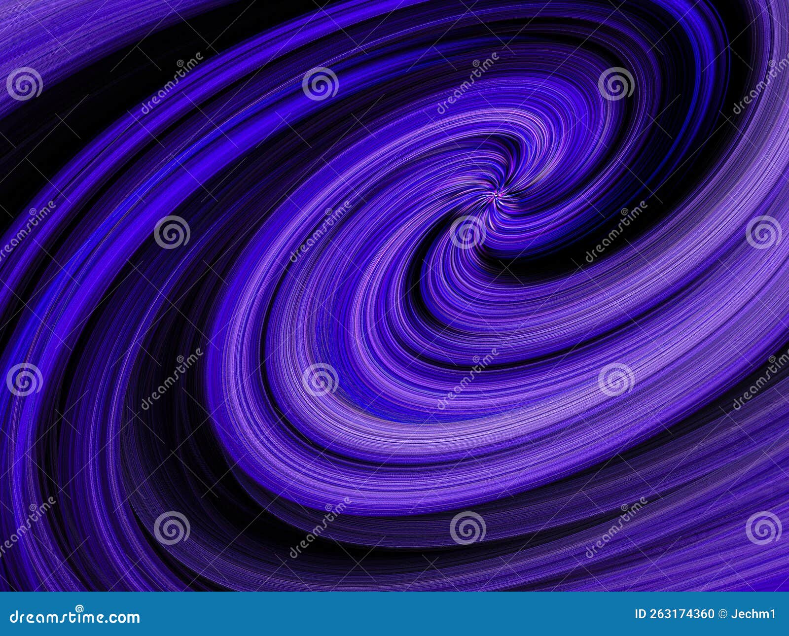 Illustration Of A Violet And Purple Nebula Space Background ...