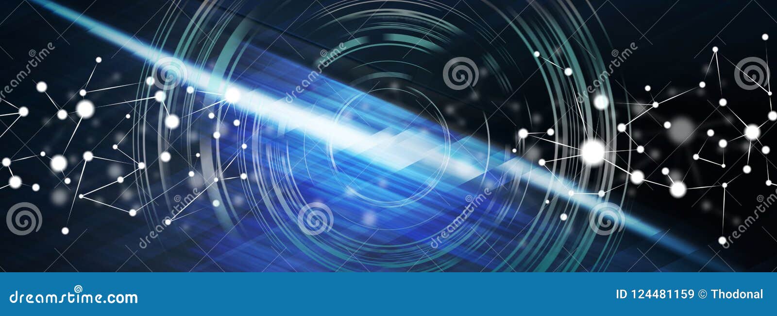 Concept of virtual network stock illustration. Illustration of ...