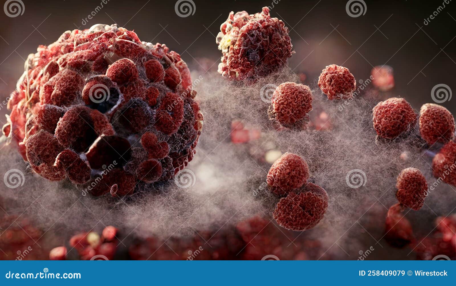 Illustration of the Virus Cells Stock Illustration - Illustration of ...