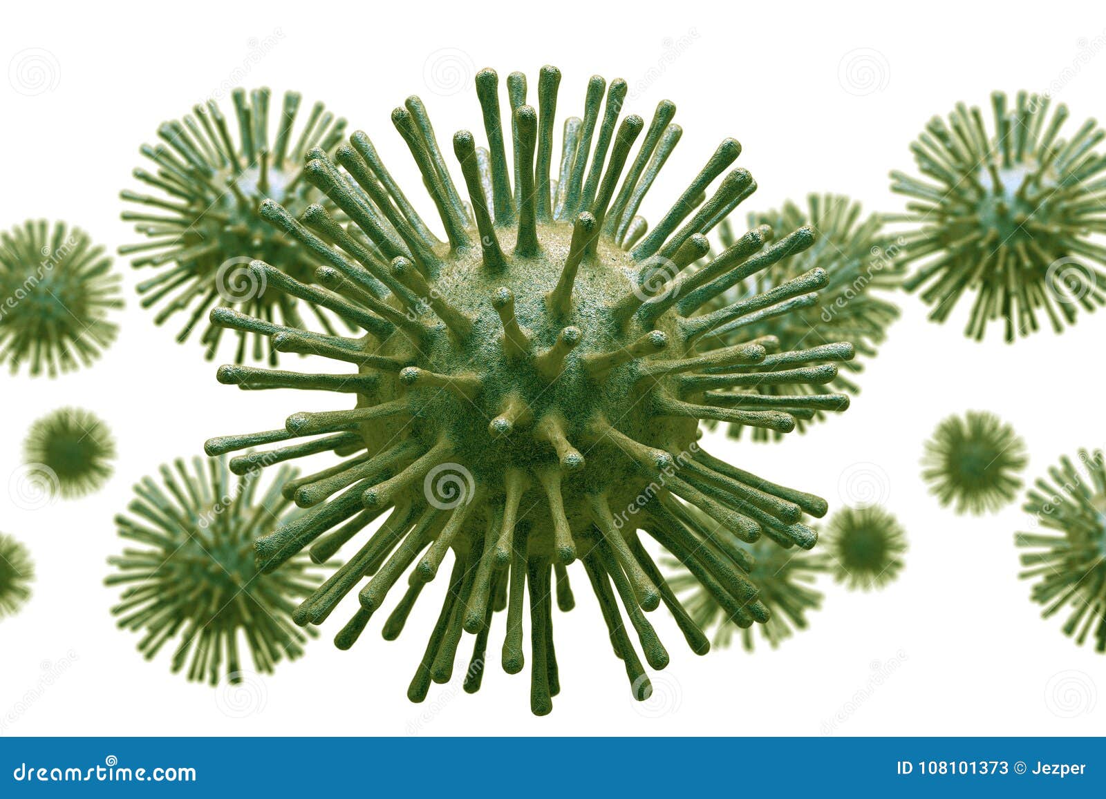 Illustration of Virus Cells Stock Illustration - Illustration of ...