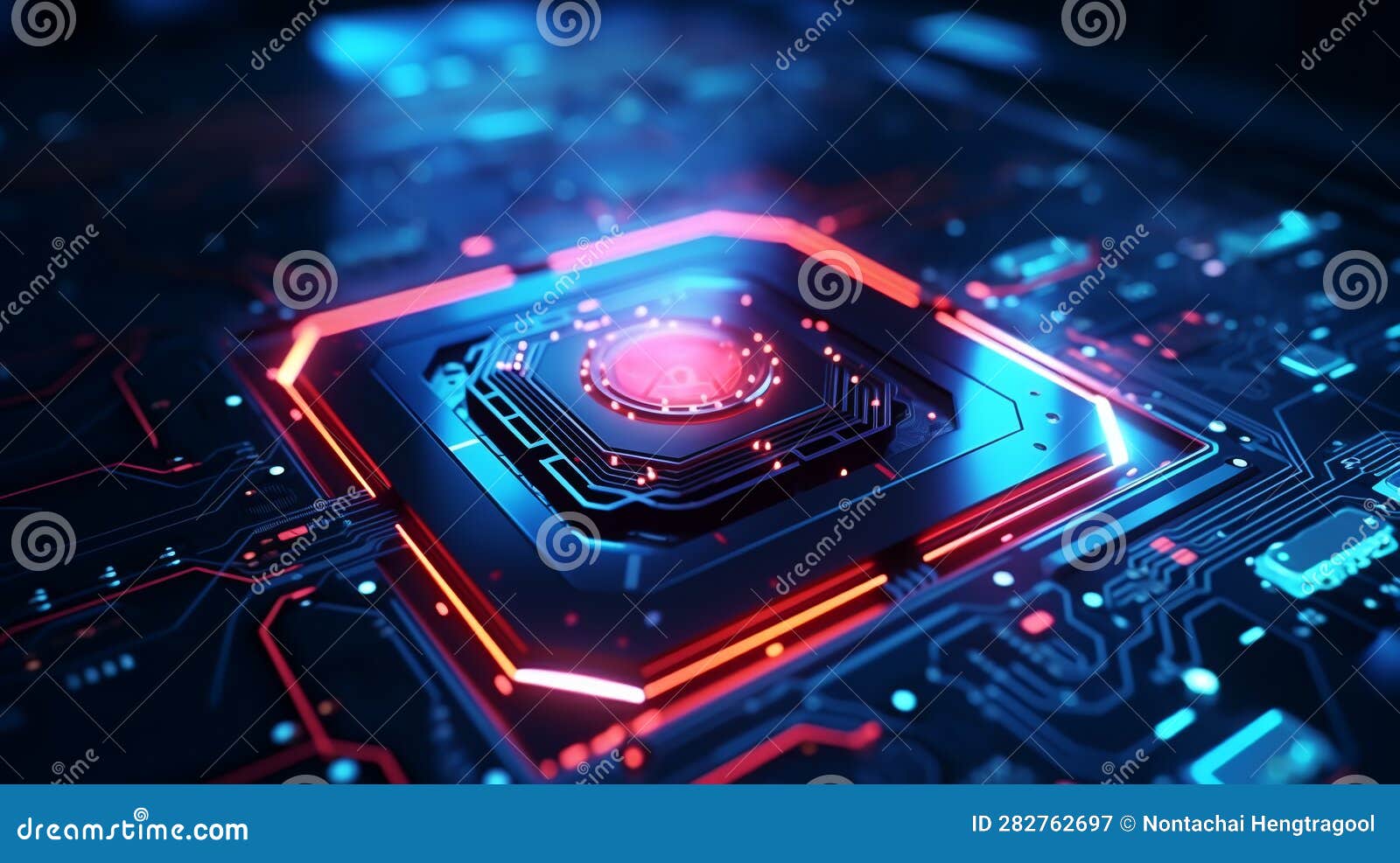 Illustration about a Virus or Hacker Threatening the Defense System ...