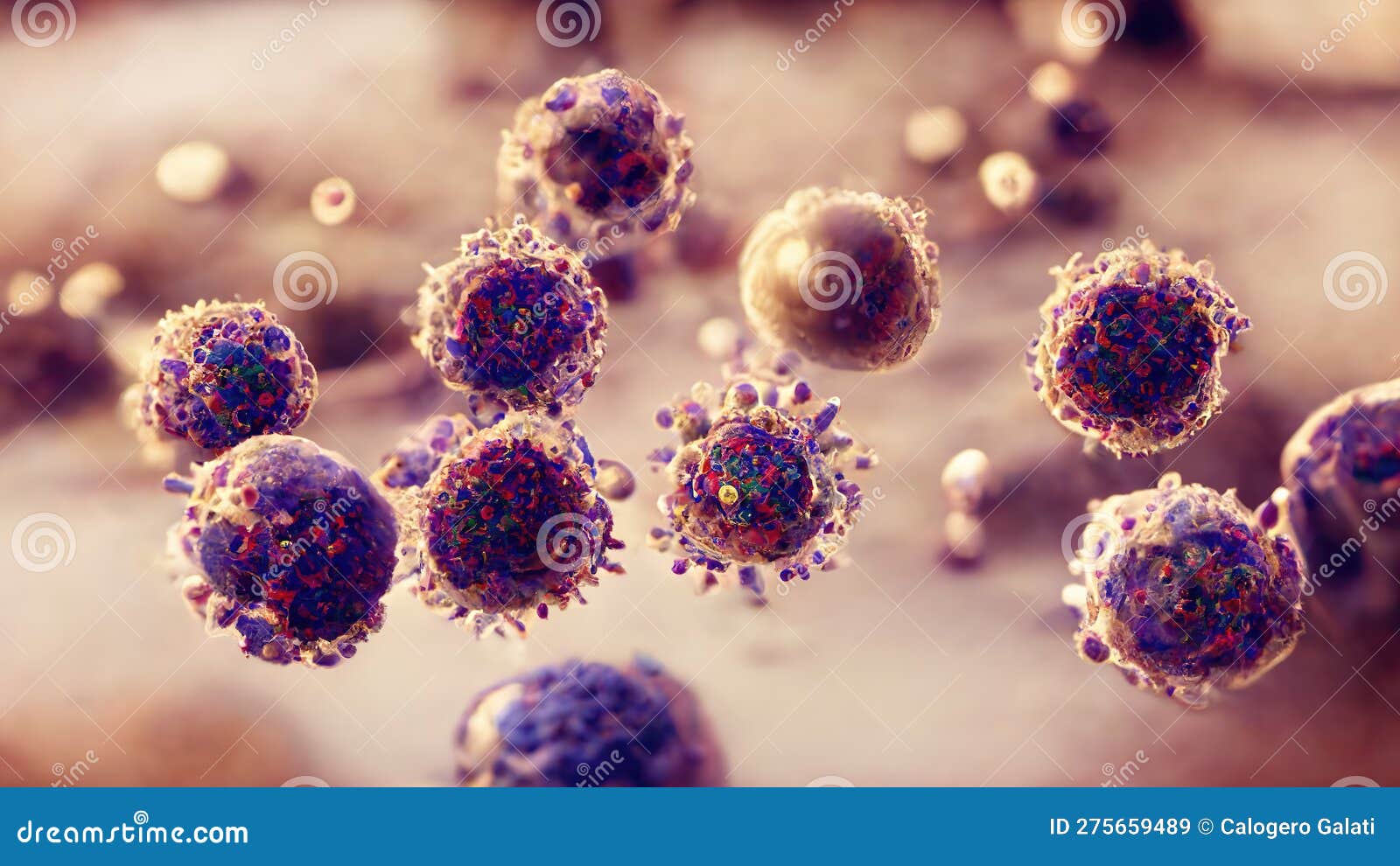 Viruses Realistic Set Cartoon Vector | CartoonDealer.com #230932799