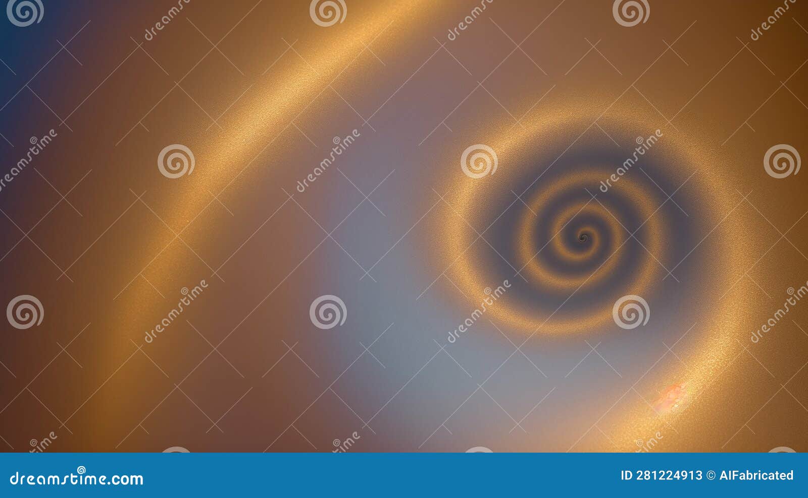 An Illustration of a Visually Stimulatingly Colored Image of a Spiral ...