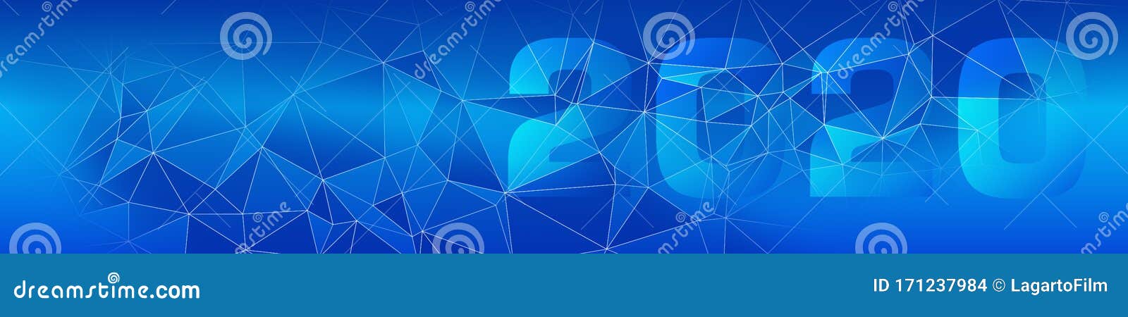 Illustration 2020 Wallpaper Long Background, Backdrop Shapes Triangles ...