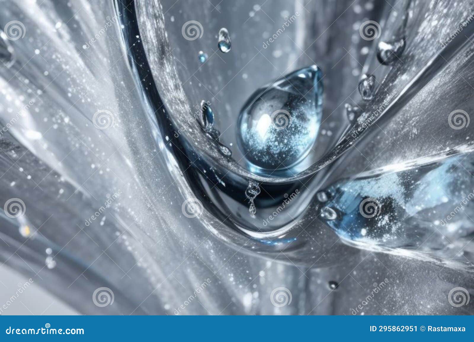 Illustration of Water, Frozen Water, Cold Theme, AI Generate Stock ...