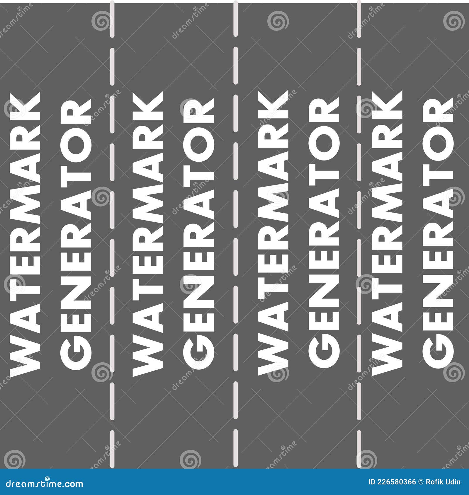 Illustration of a Watermark Pattern Generator Template Design Stock ...