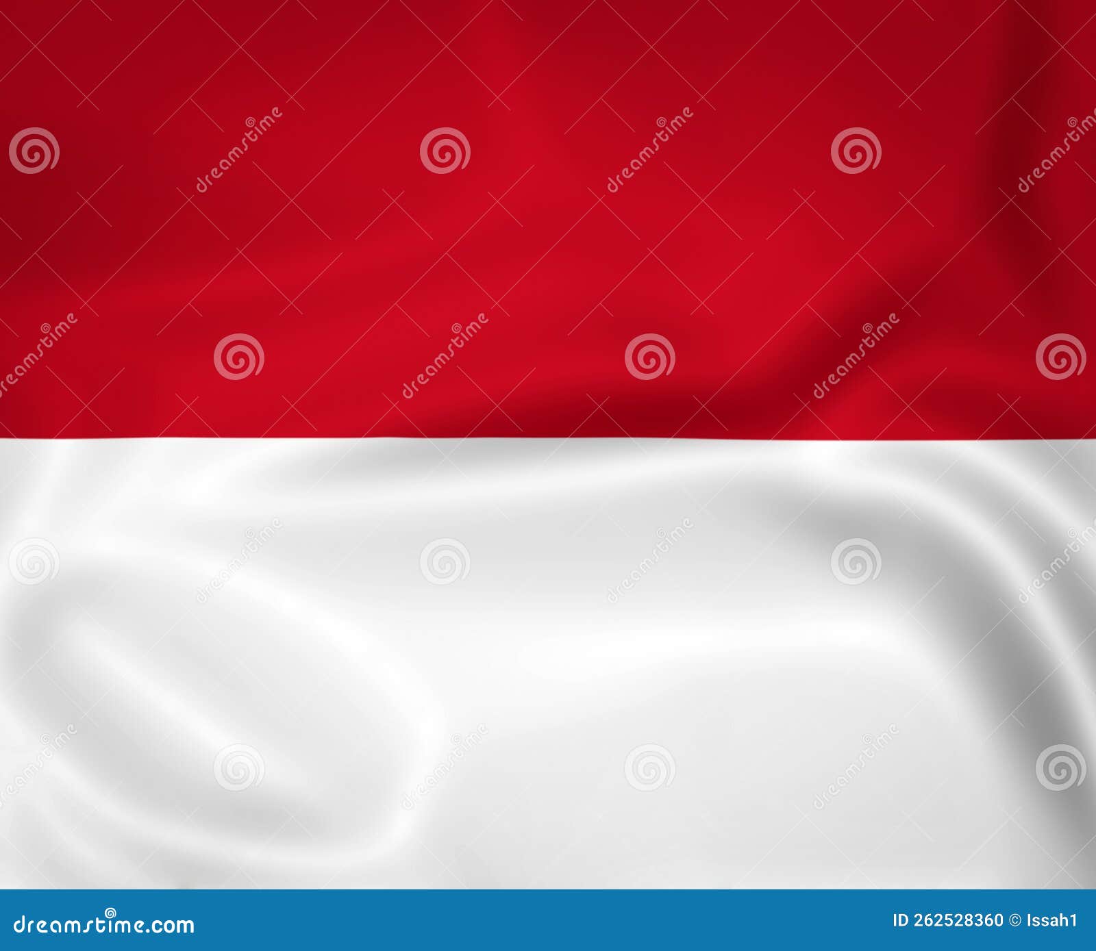 Illustration Waving State Flag of Monaco Stock Illustration ...