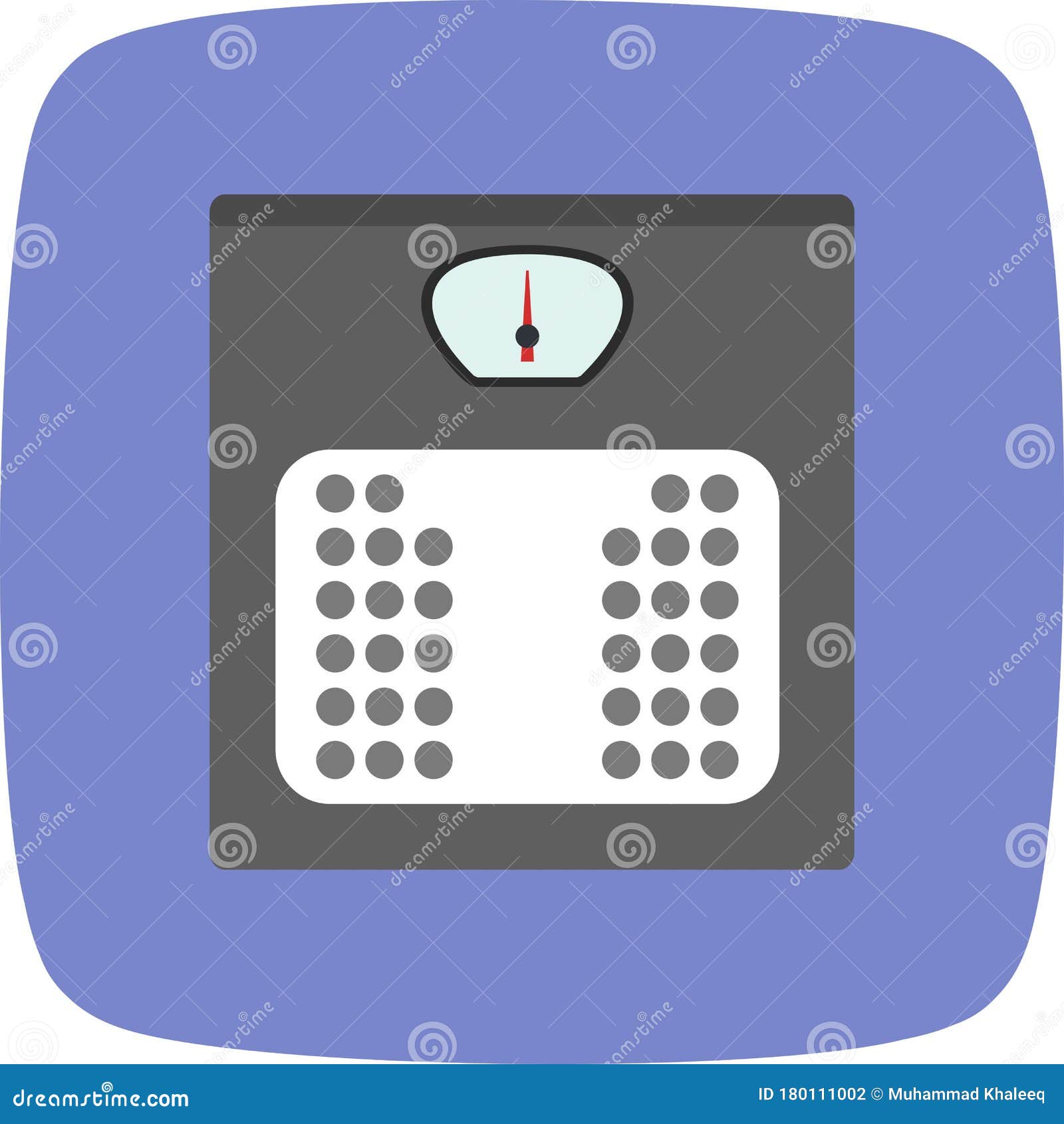 Illustration Weighting Machine Icon for Personal and Commercial Use ...