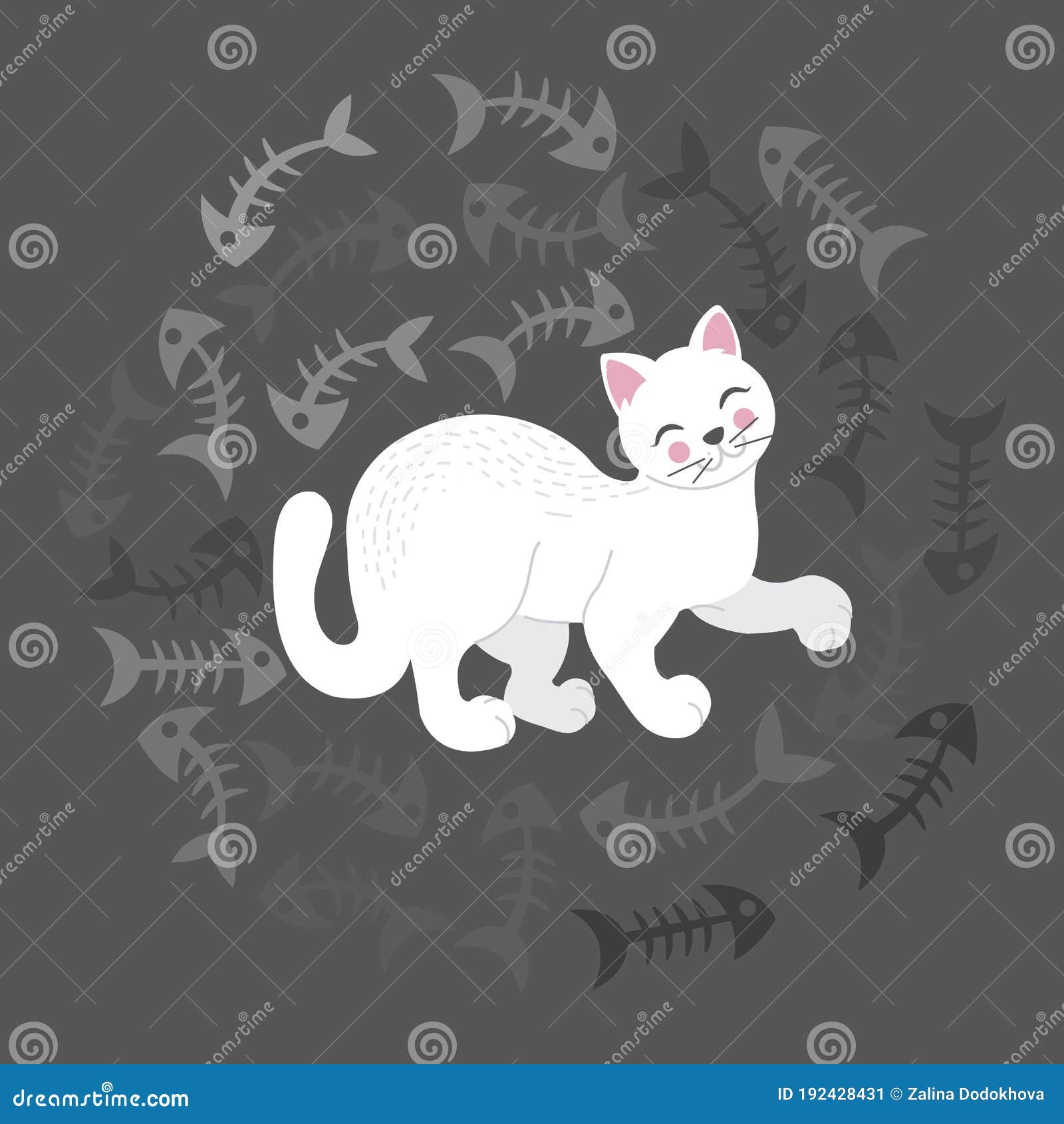 Bonefish Illustration Cartoon Vector | CartoonDealer.com #69995739