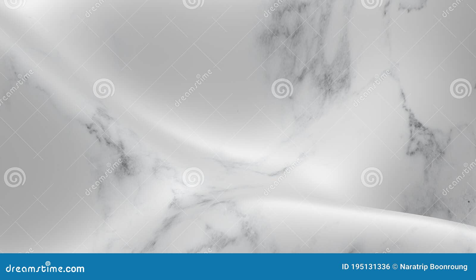 3d Illustration White Marble Pattern On The Wavy Surface, The White ...
