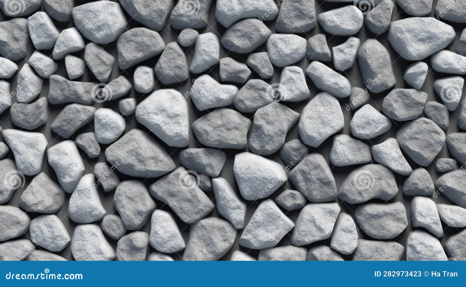 White Pebble Stone Wall Texture Background Stock Illustration ...