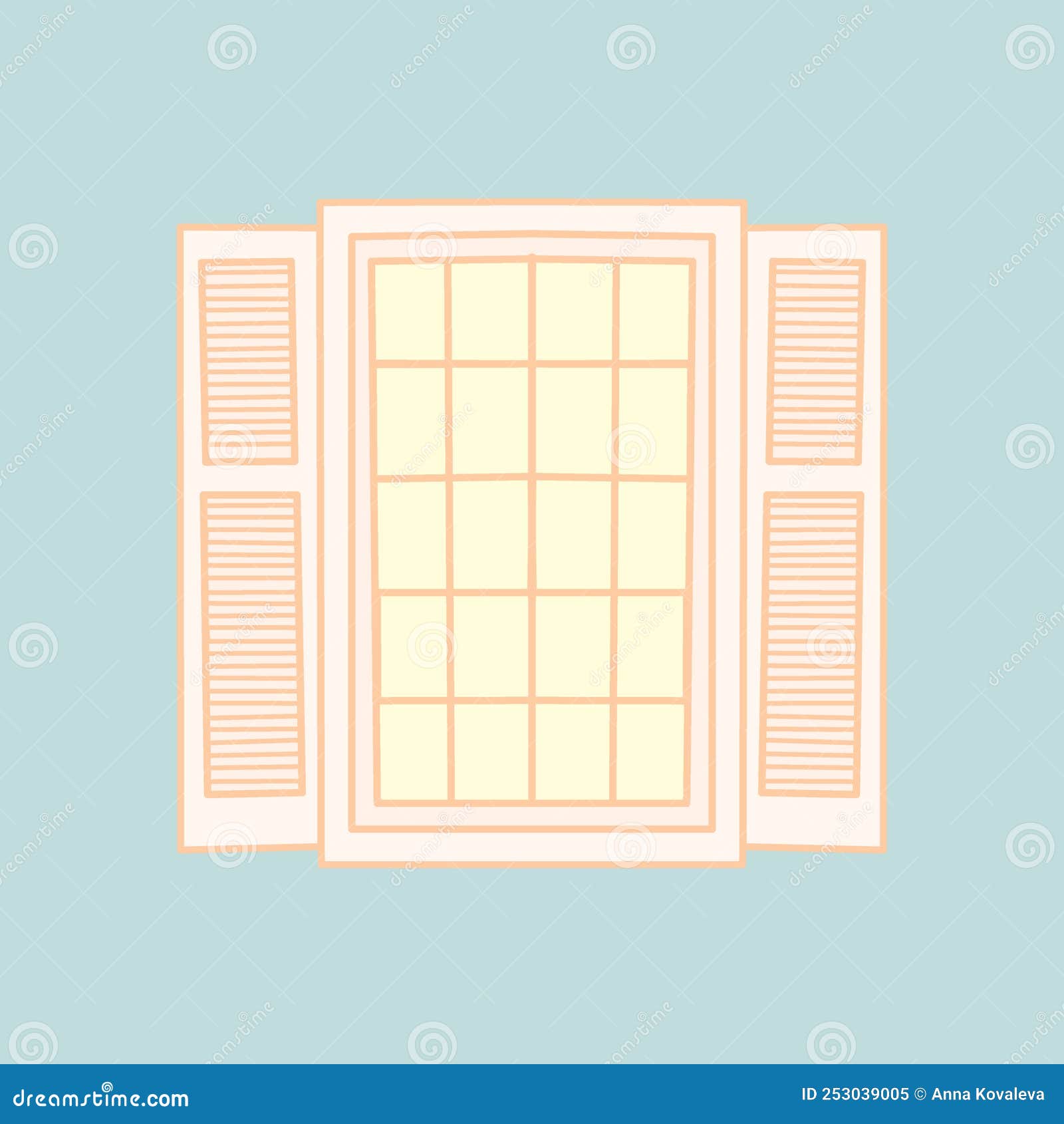 Illustration of the Window. Schematic Representation of the Window. a ...