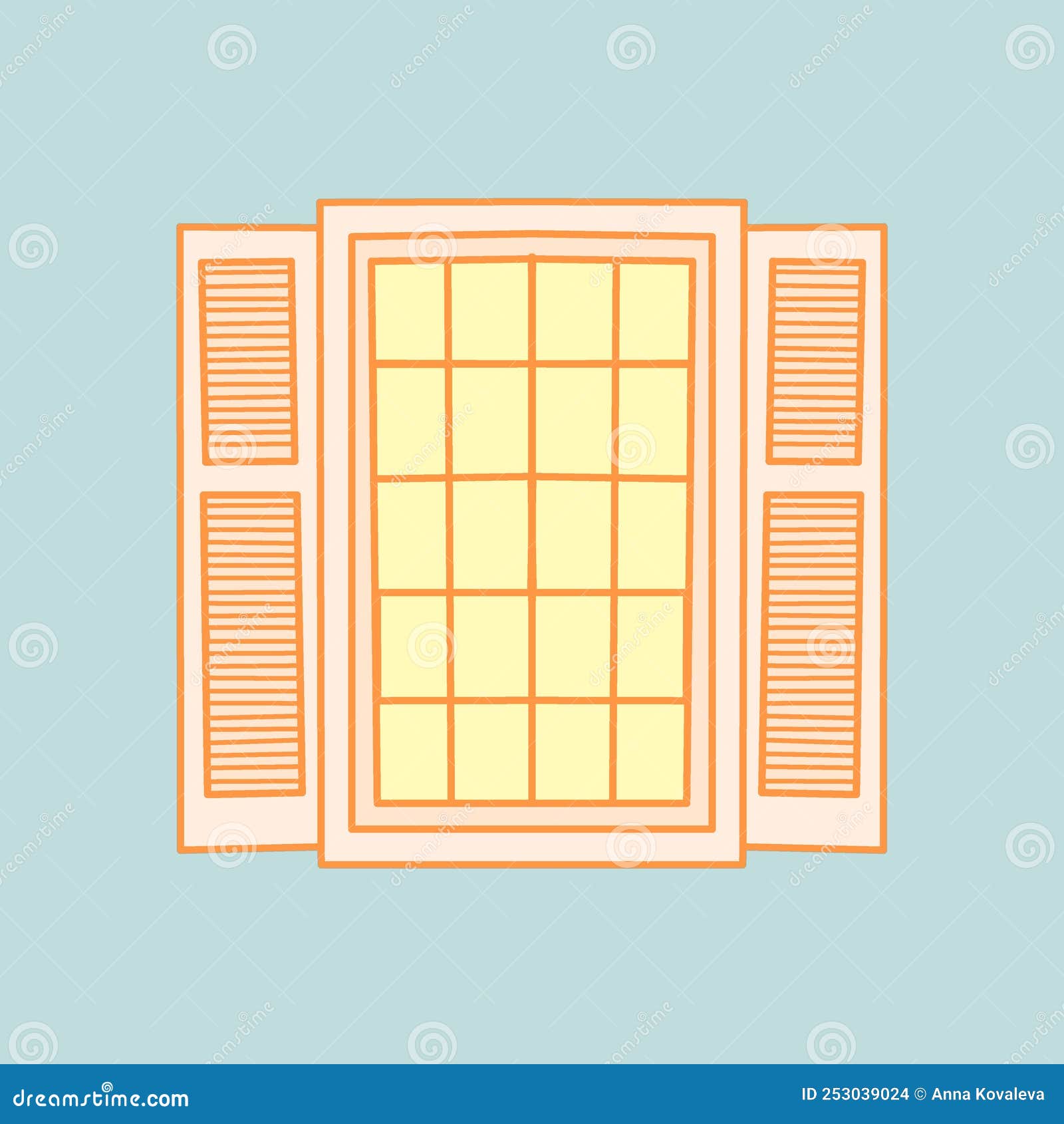 Illustration of the Window. Schematic Representation of the Window. a ...