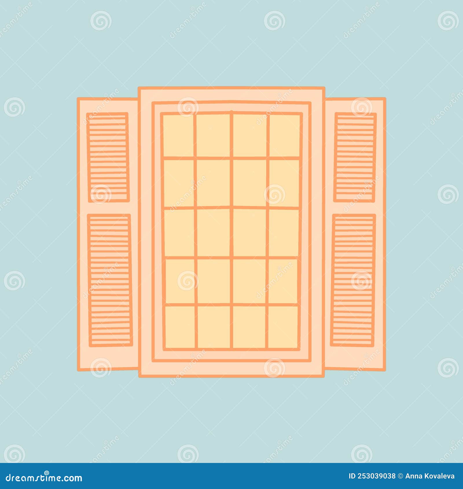 Illustration of the Window. Schematic Representation of the Window. a ...