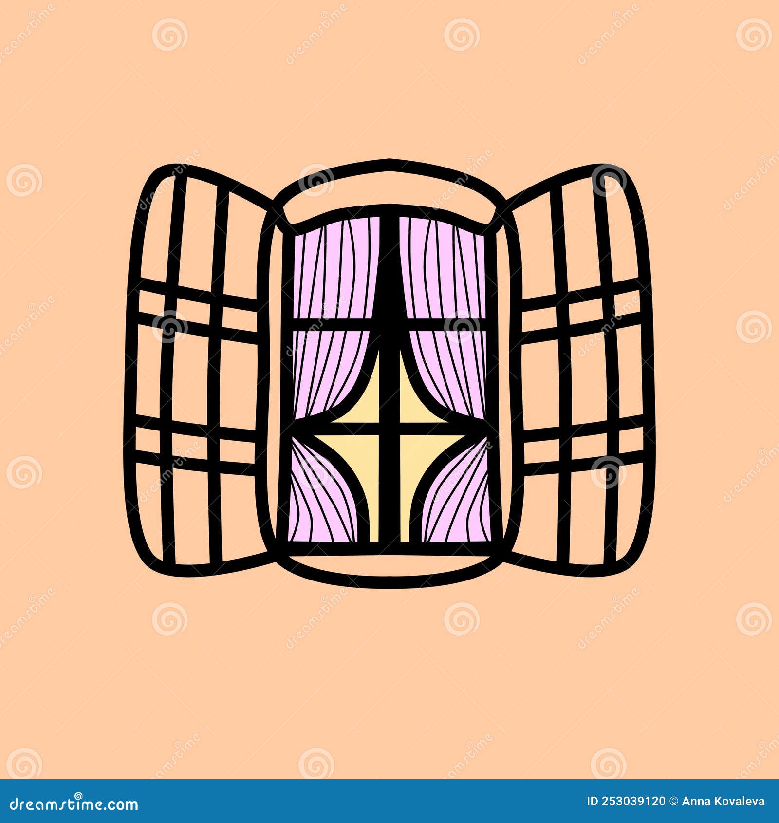 Illustration of the Window. Schematic Representation of the Window. a ...