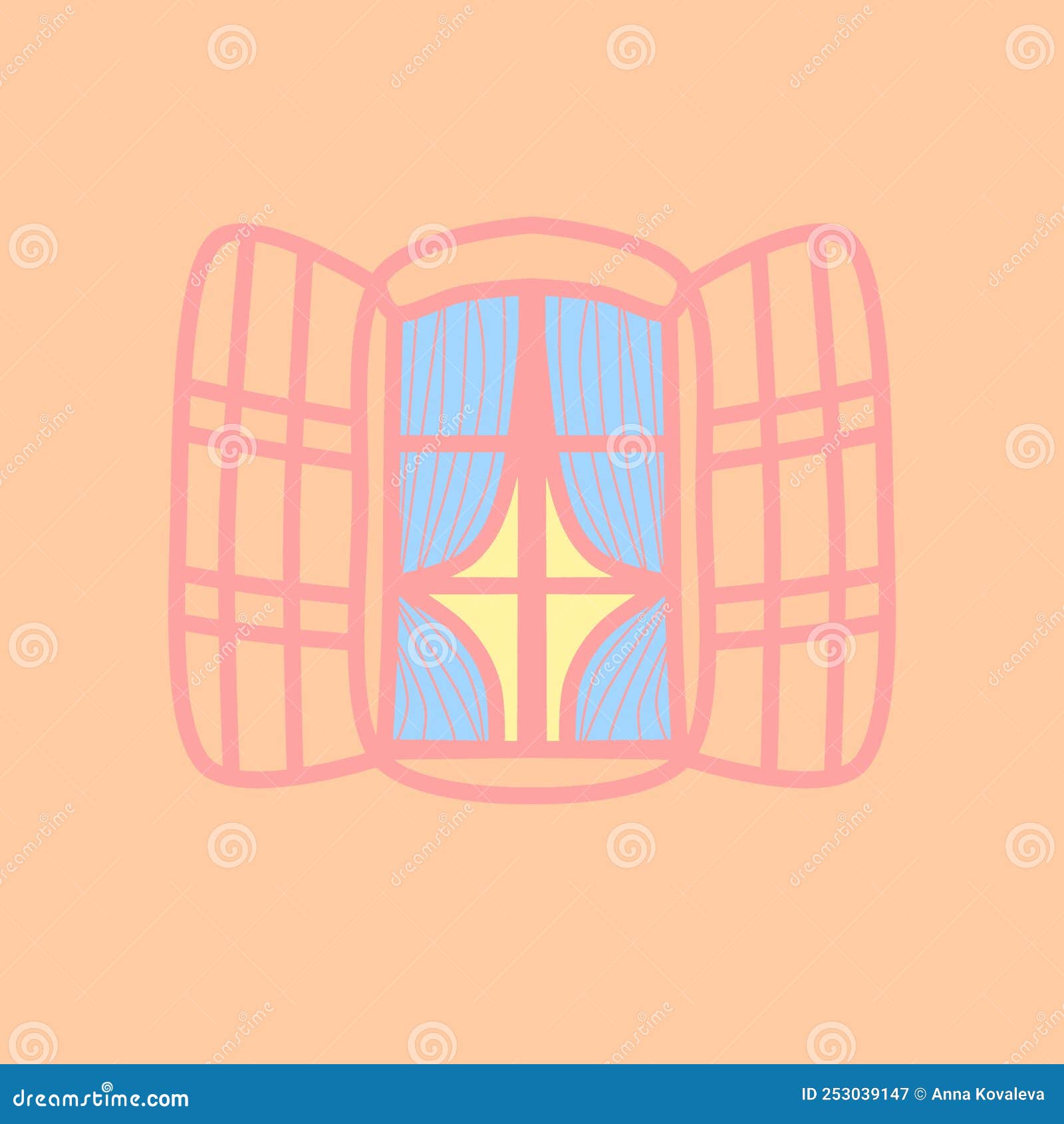 Illustration of the Window. Schematic Representation of the Window. a ...