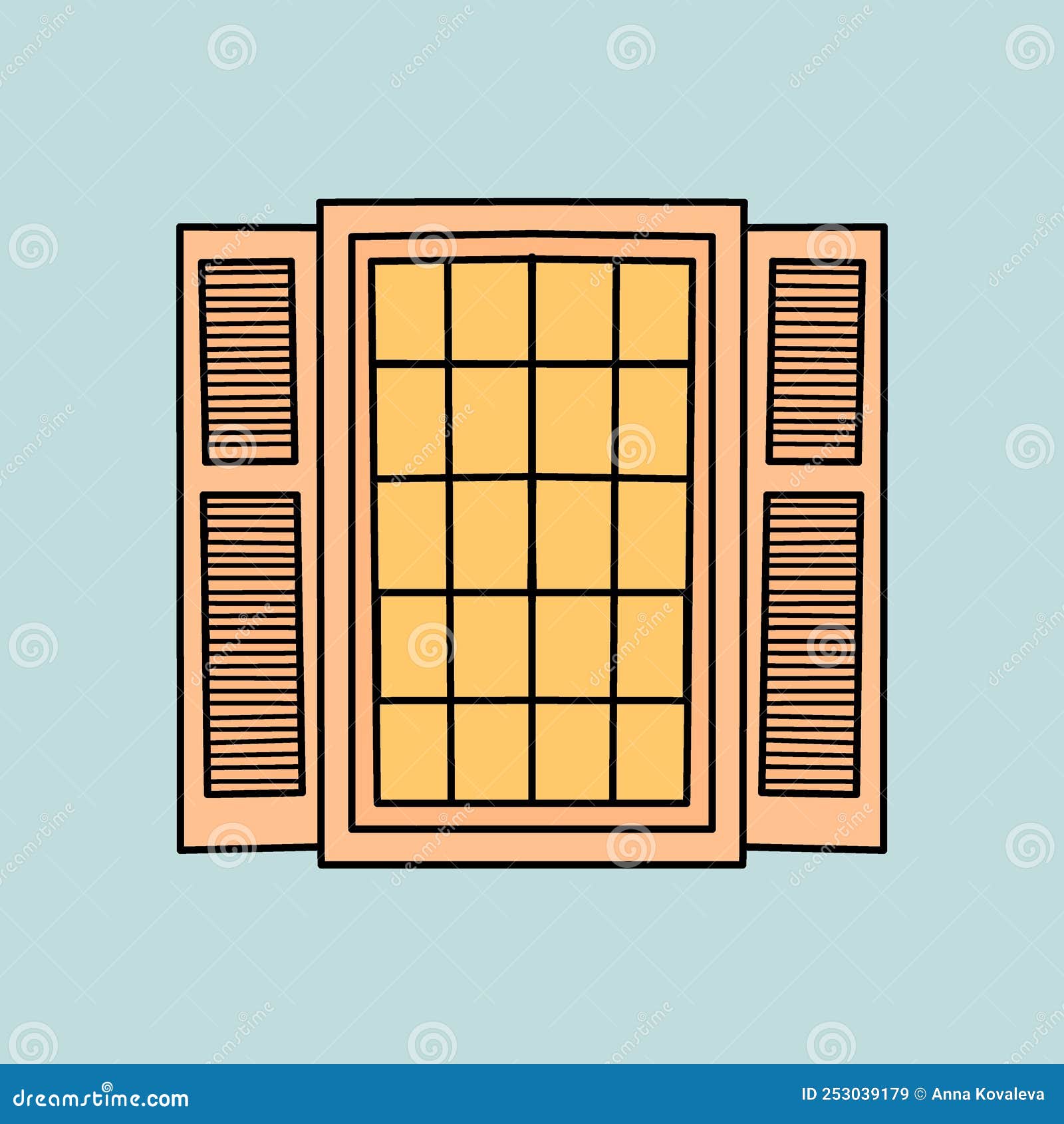 Illustration of the Window. Schematic Representation of the Window. a ...