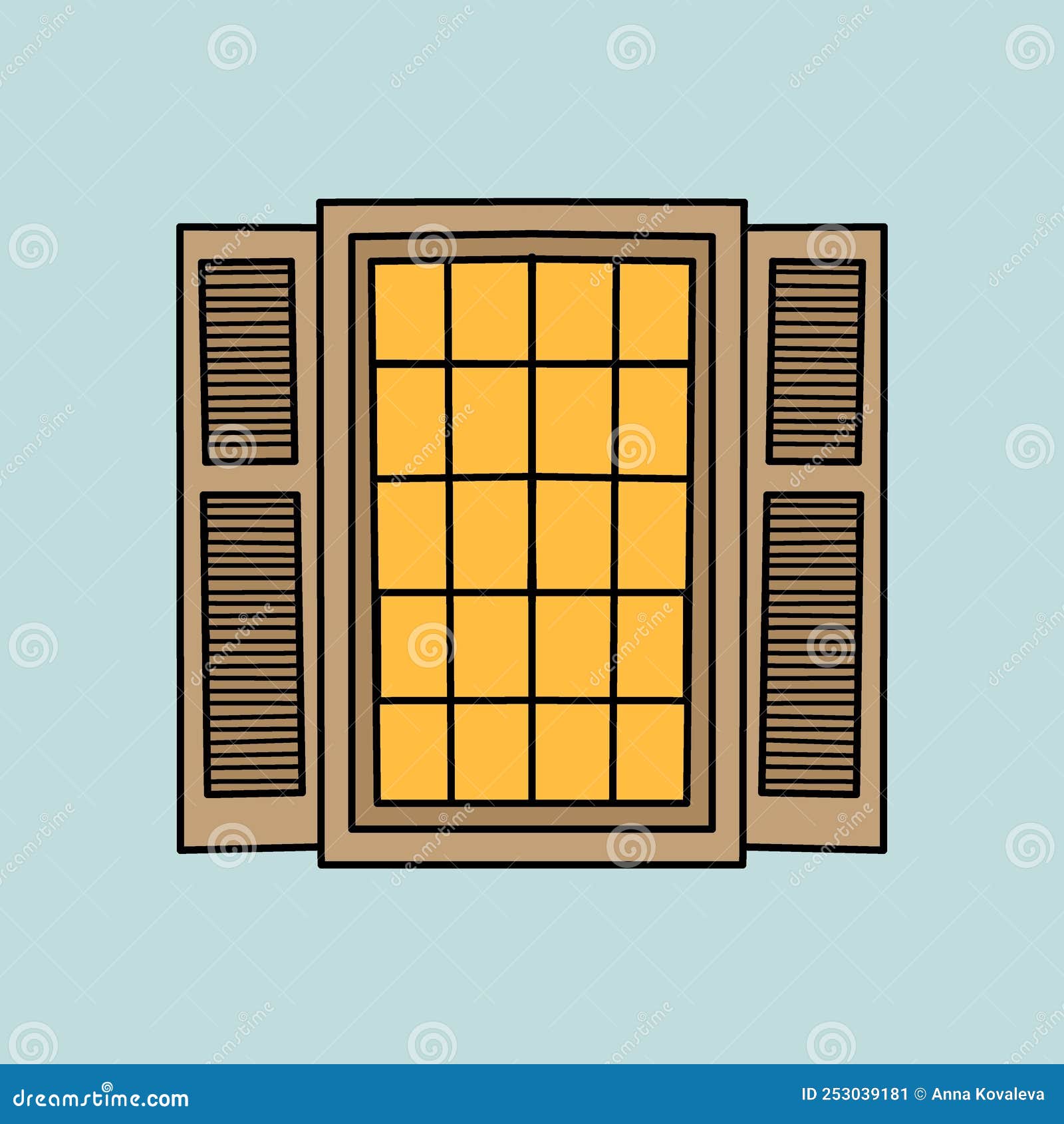 Illustration of the Window. Schematic Representation of the Window. a ...