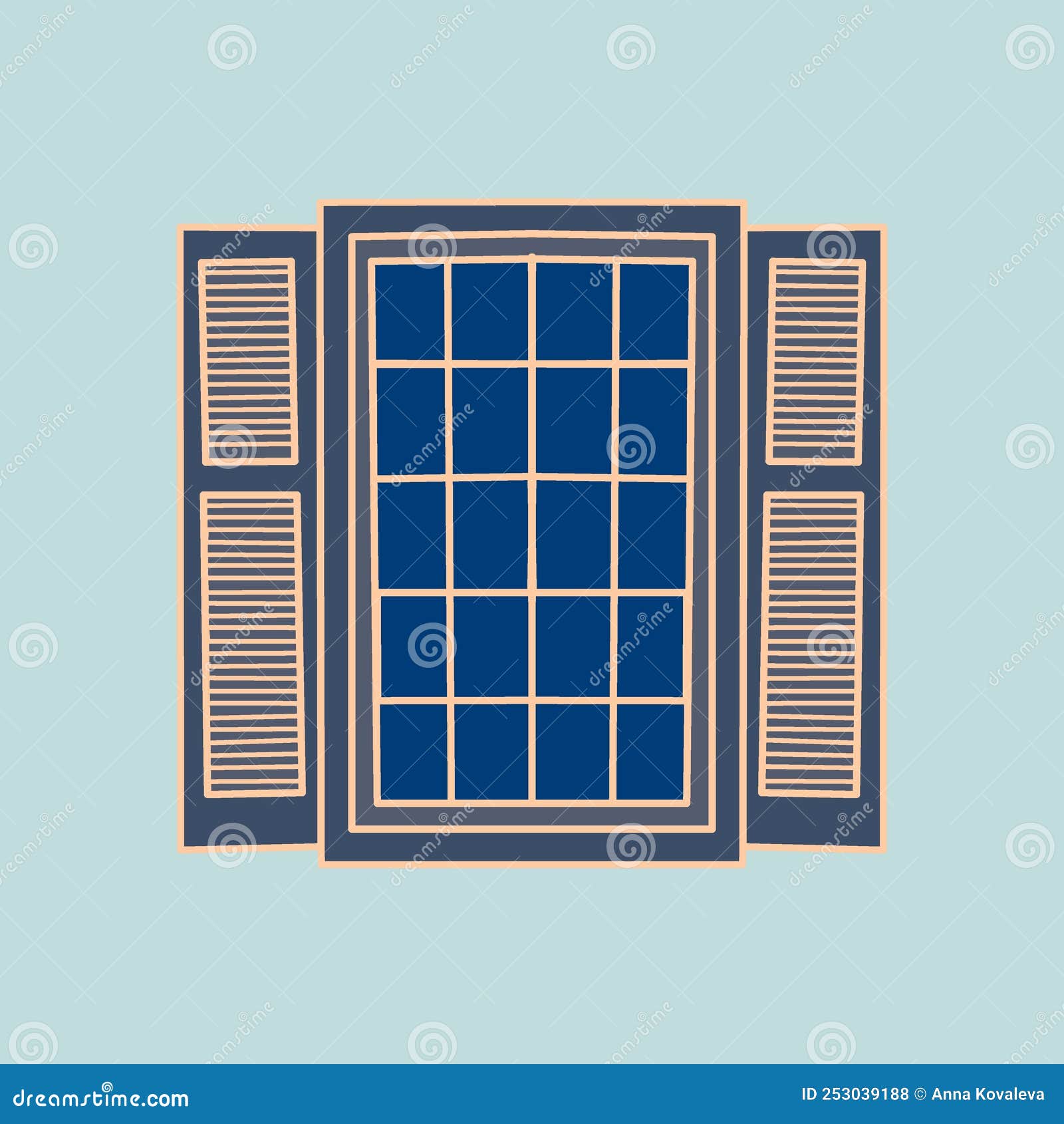 Illustration of the Window. Schematic Representation of the Window. a ...