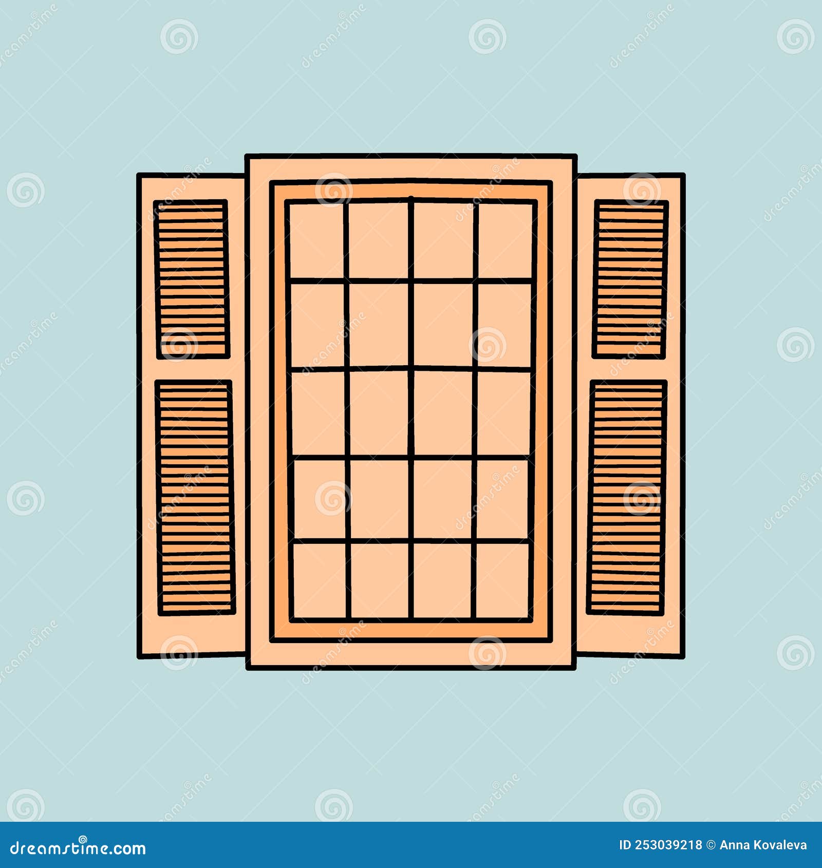 Illustration of the Window. Schematic Representation of the Window. a ...