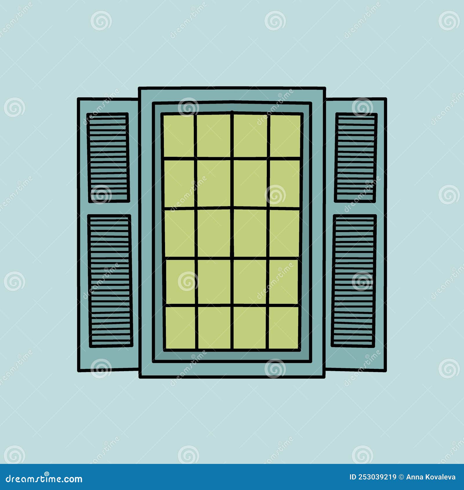 Illustration of the Window. Schematic Representation of the Window. a ...