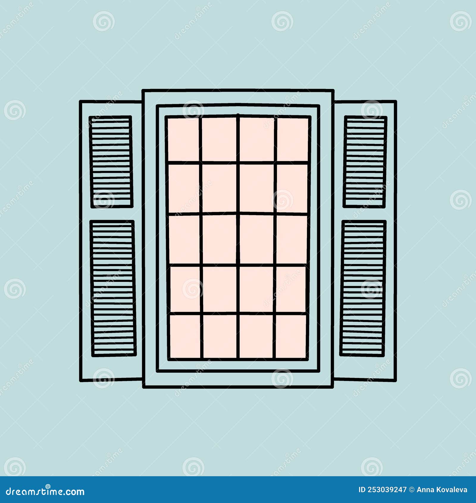 Illustration of the Window. Schematic Representation of the Window. a ...