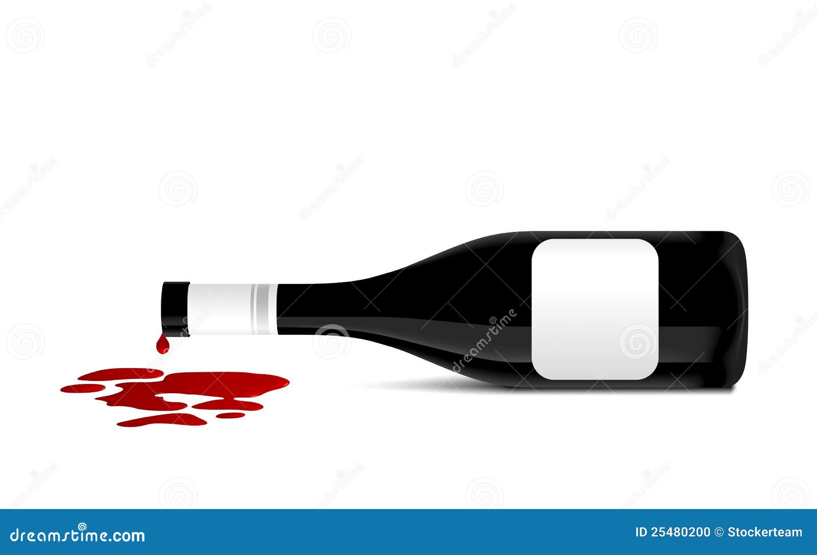 Wine Glass Spilling Drawing