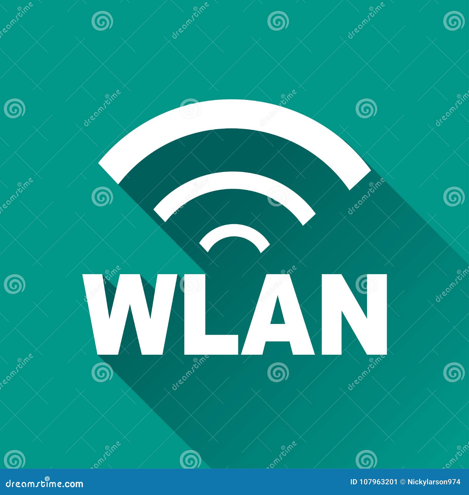Wlan design icon stock vector. Illustration of line - 107963201