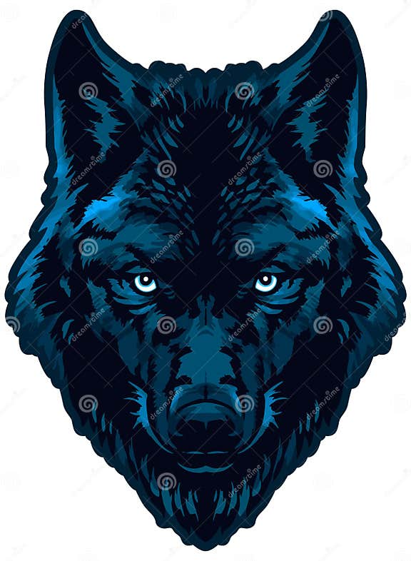 Wolf Face Illustration. Wild. Face. Vector Stock Vector - Illustration ...