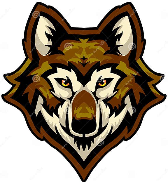 Wolf Face Illustration. Wild. Face. Vector Stock Vector - Illustration ...