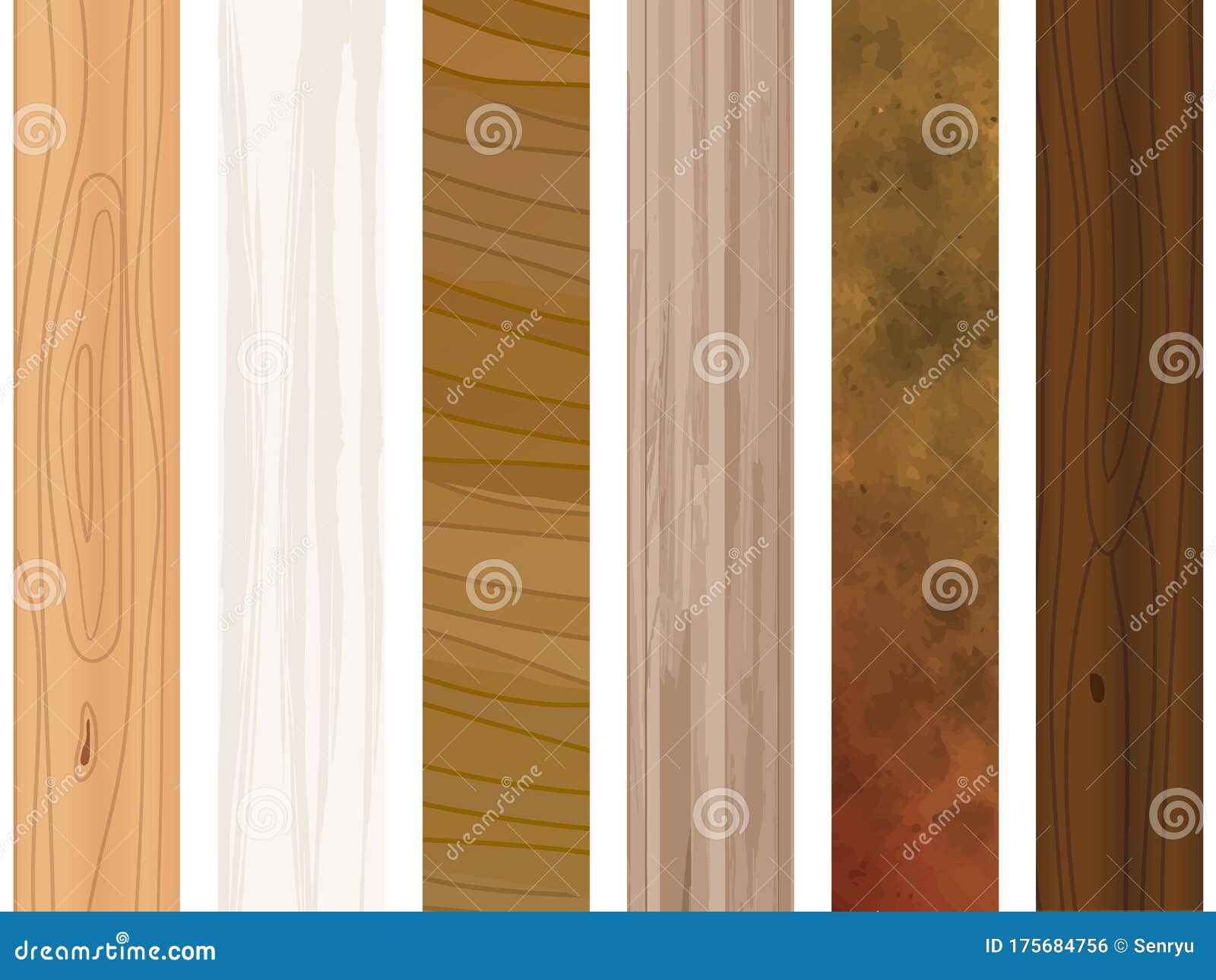 Wood texture set stock vector. Illustration of natural - 175684756