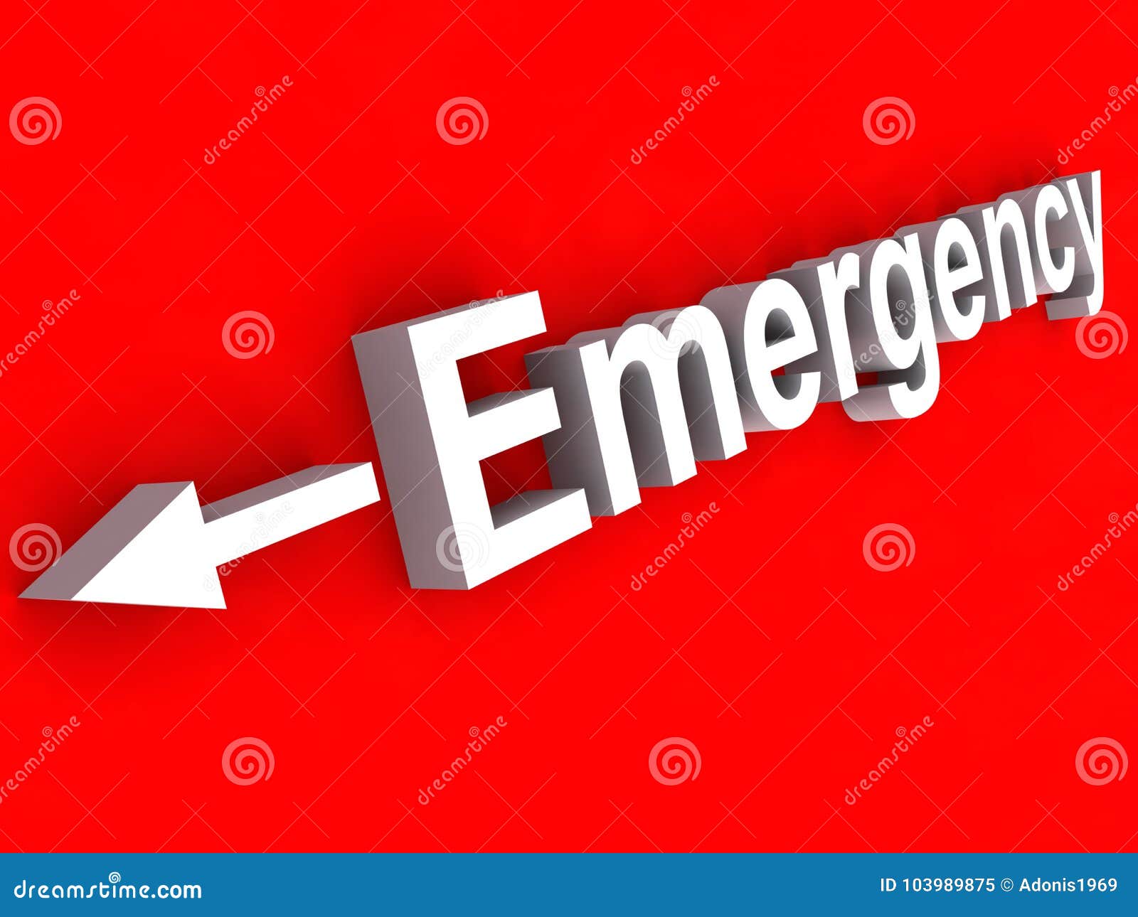 Emergency illustration stock illustration. Illustration of arrow ...