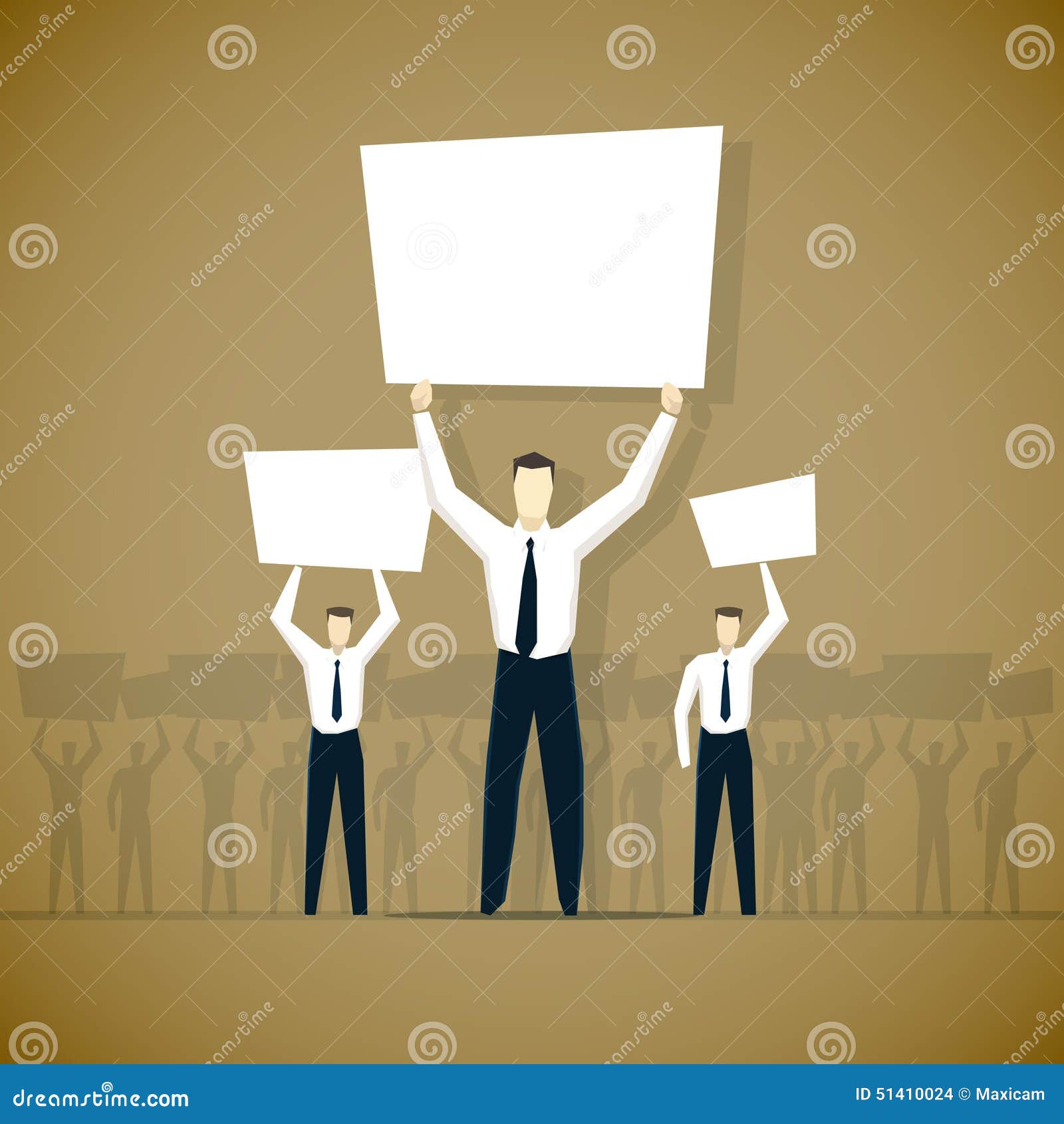 Illustration of Worker S Strike Stock Vector - Illustration of ...