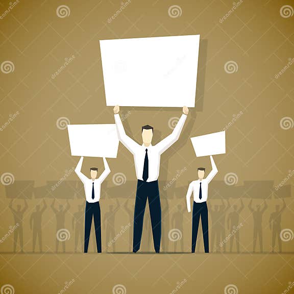 Illustration of Worker S Strike Stock Vector - Illustration of ...
