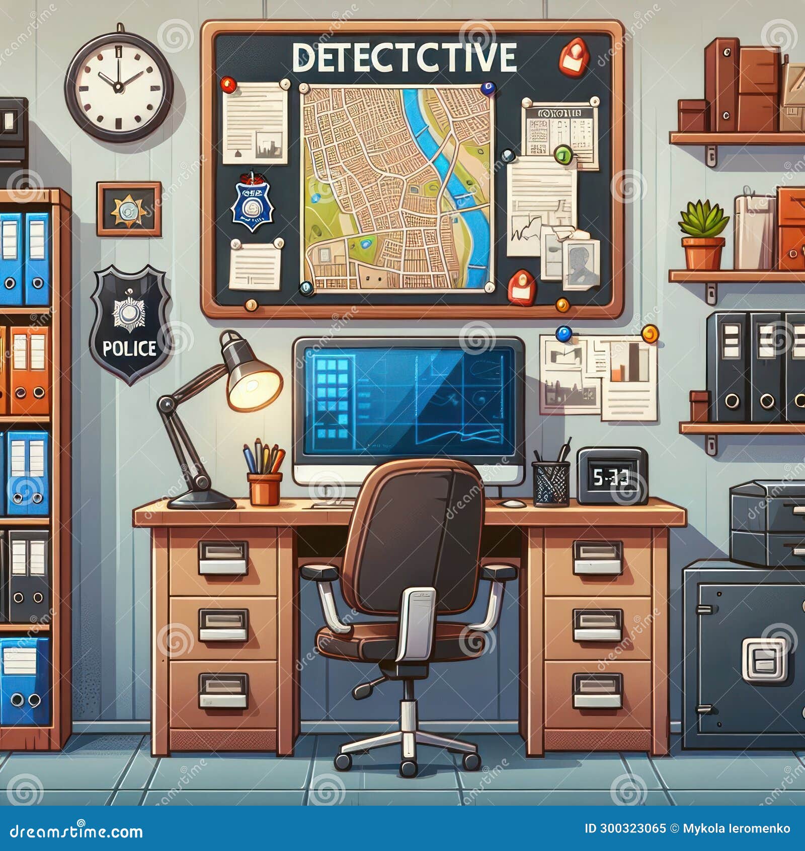 Detective Investigating, Searching Clues Cartoon Vector Character ...