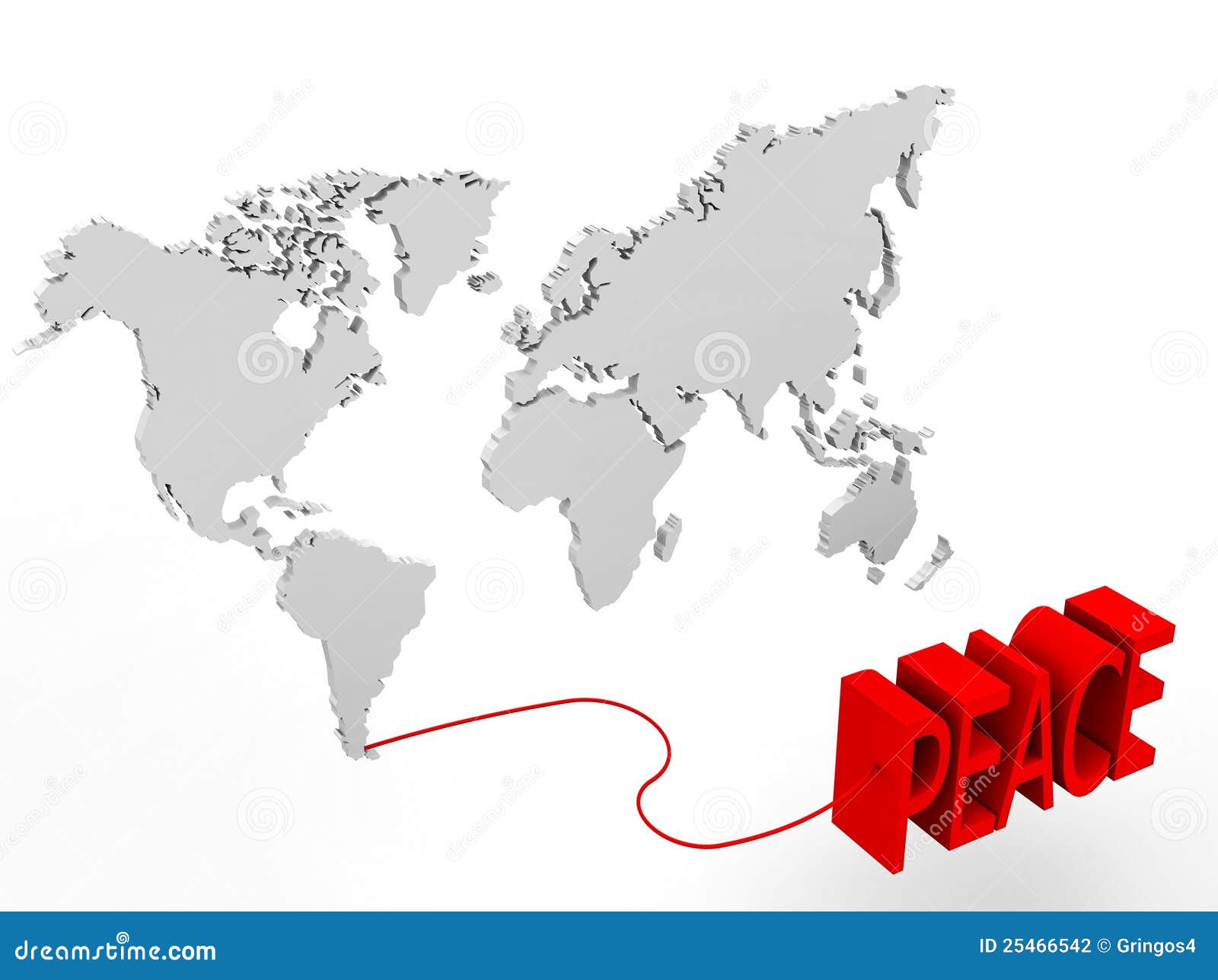 Illustration of a World Map Connected Stock Illustration - Illustration ...
