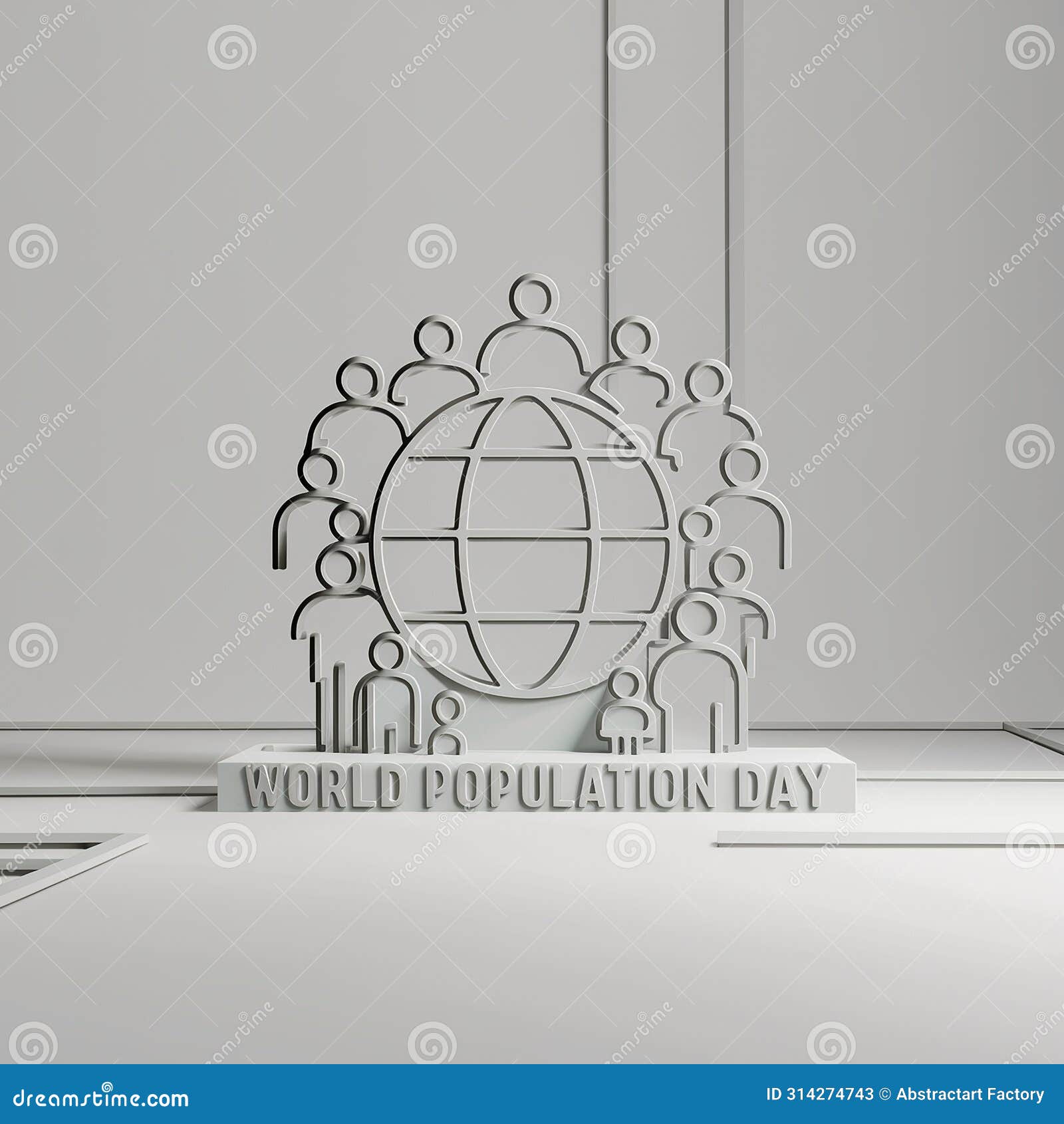 Illustration of World Population Day Concept, 11July. Explosion of ...