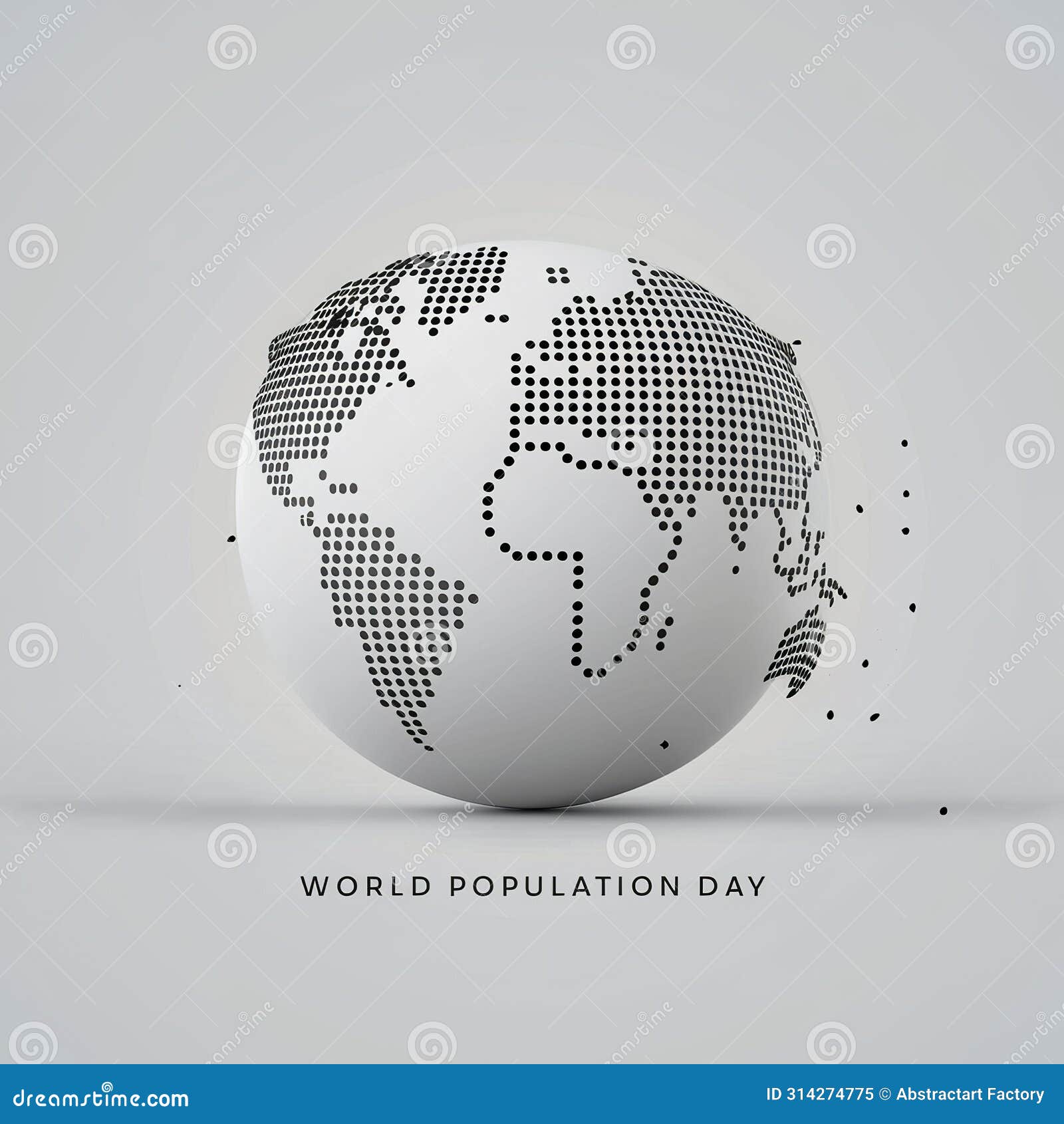 Illustration of World Population Day Concept, 11July. Explosion of ...