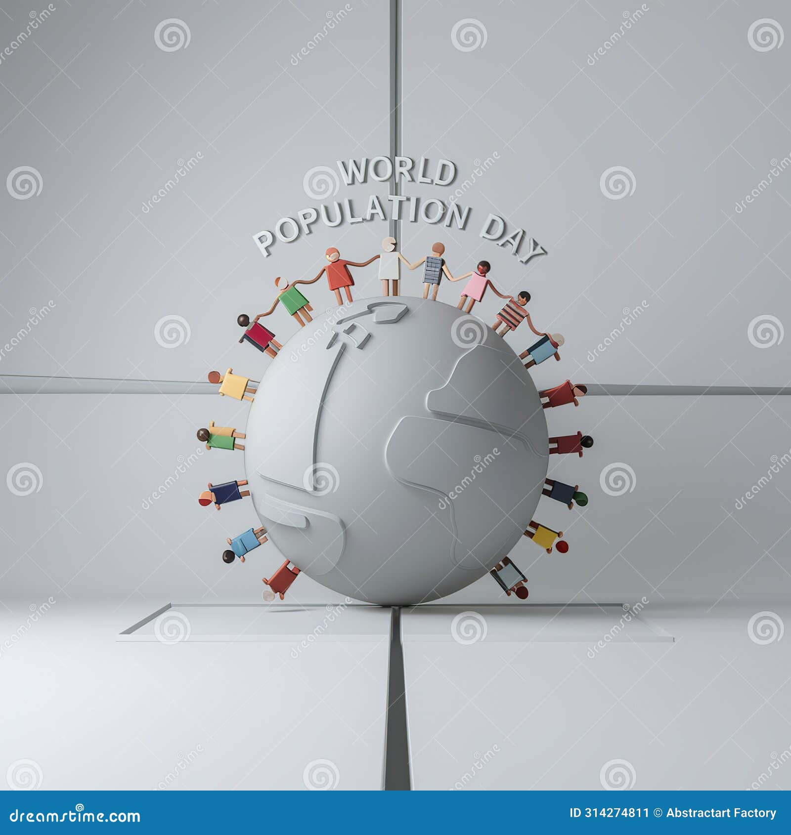 Illustration of World Population Day Concept, 11July. Explosion of ...
