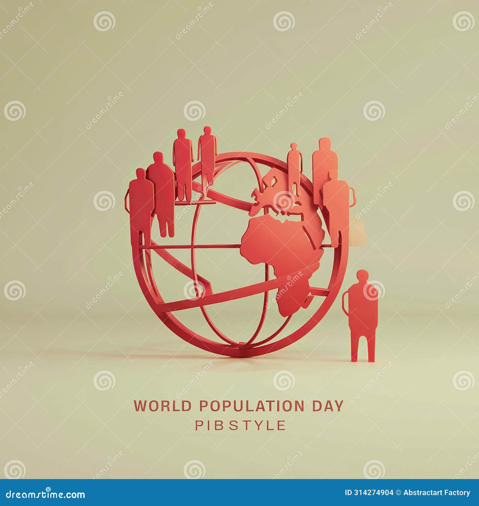 Illustration of World Population Day Concept, 11July. Explosion of ...