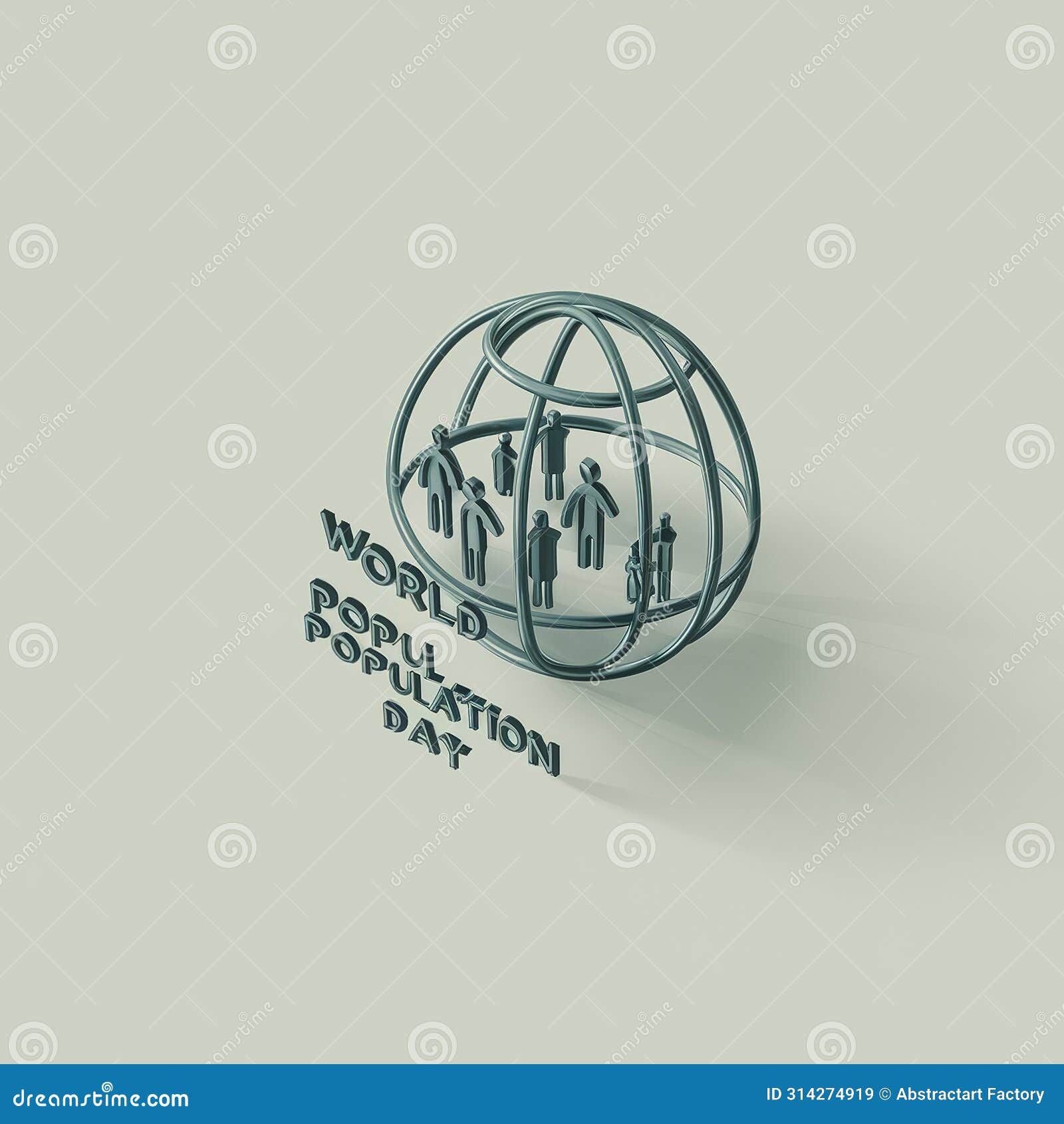 Illustration of World Population Day Concept, 11July. Explosion of ...