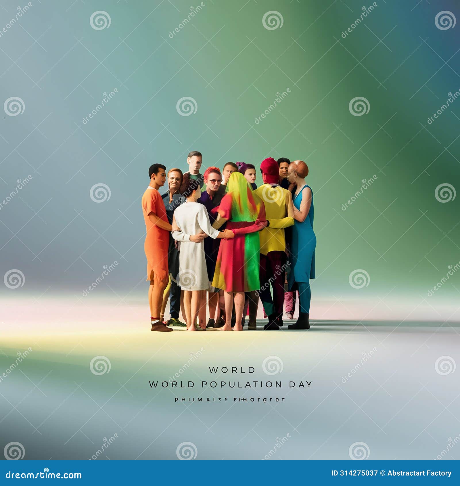 Illustration of World Population Day Concept, 11July. Explosion of ...