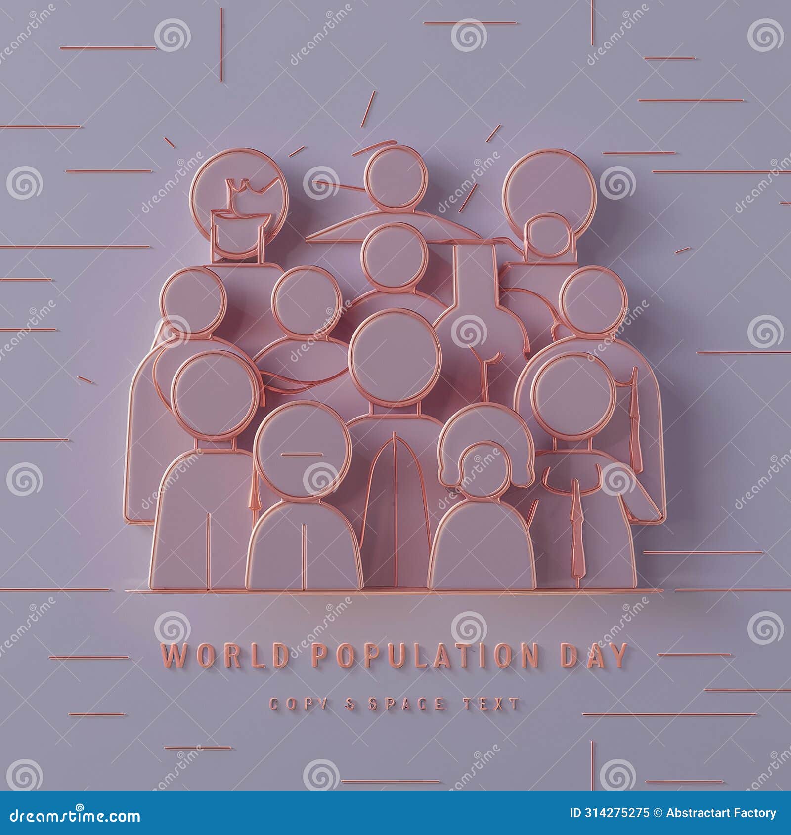 Illustration of World Population Day Concept, 11July. Explosion of ...