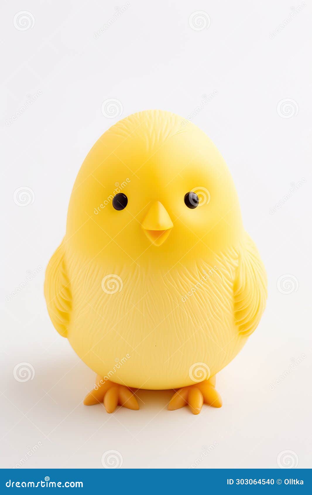 Illustration of Yellow Chick Toy on the Isolate on White Background ...