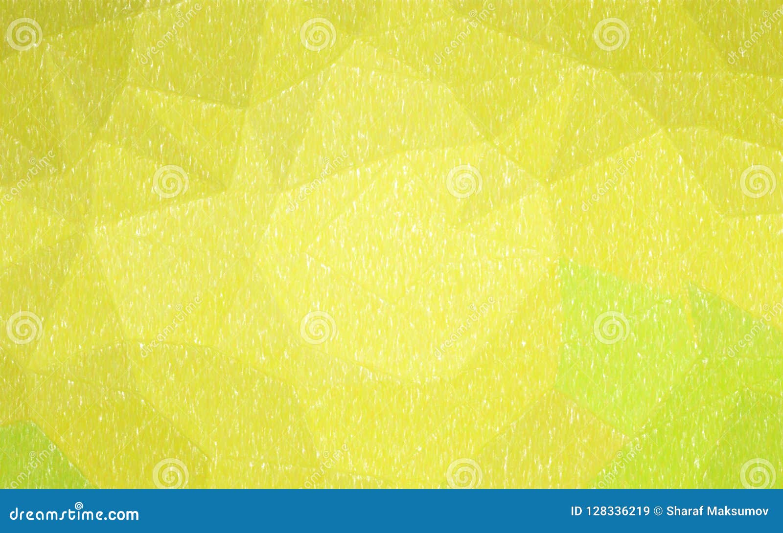 Illustration of Yellow Color Pencil with Big Coverage Background. Stock ...