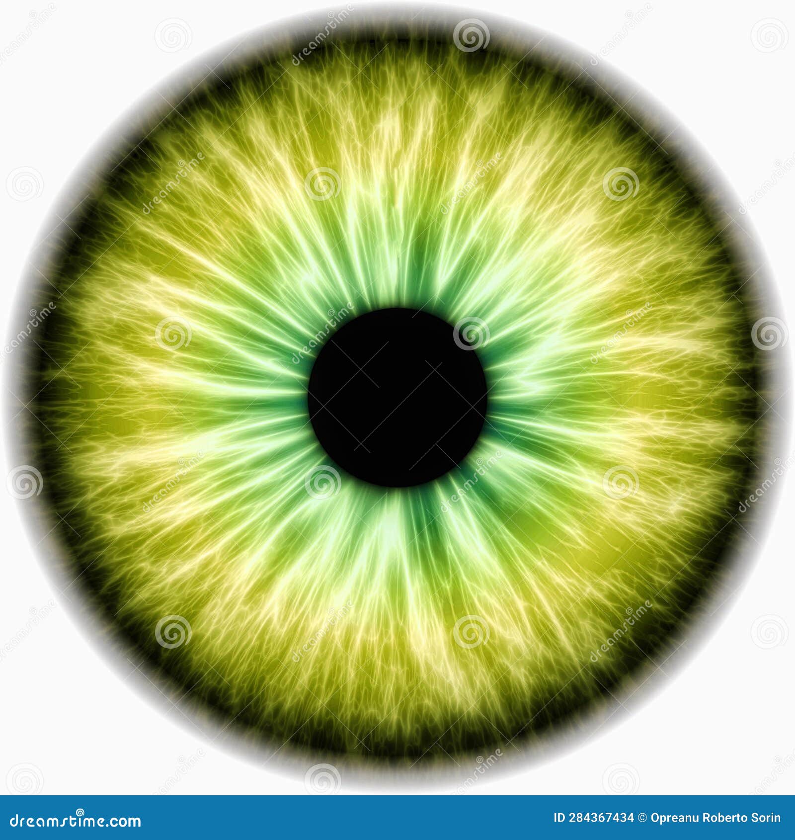 Yellow Human Hand Print On Black Background Isolated Close Up ...