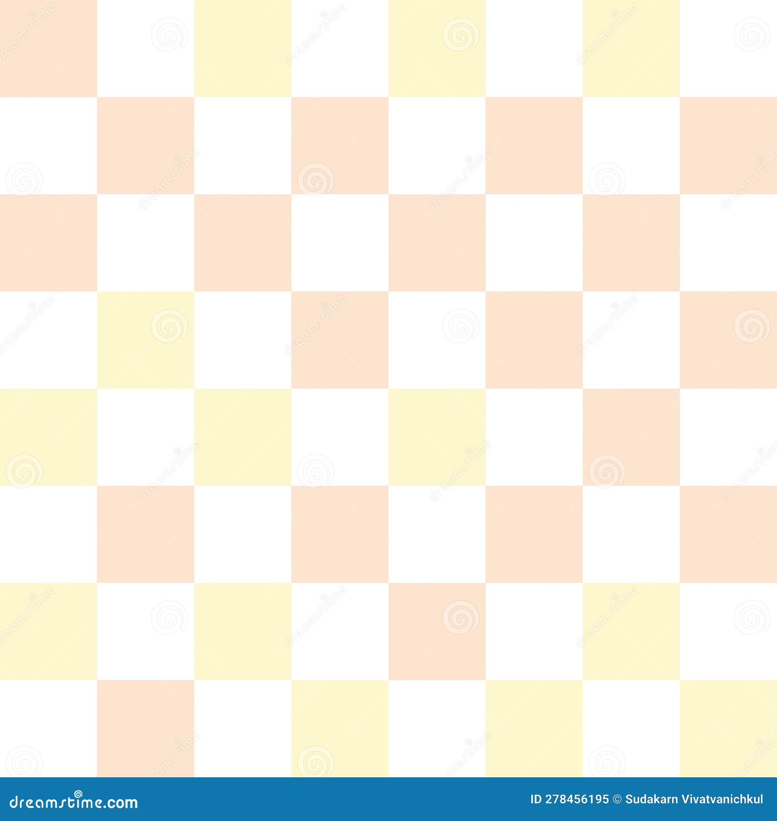 Yellow and Orange Pastel Checkerboard Pattern Background. Stock Vector ...