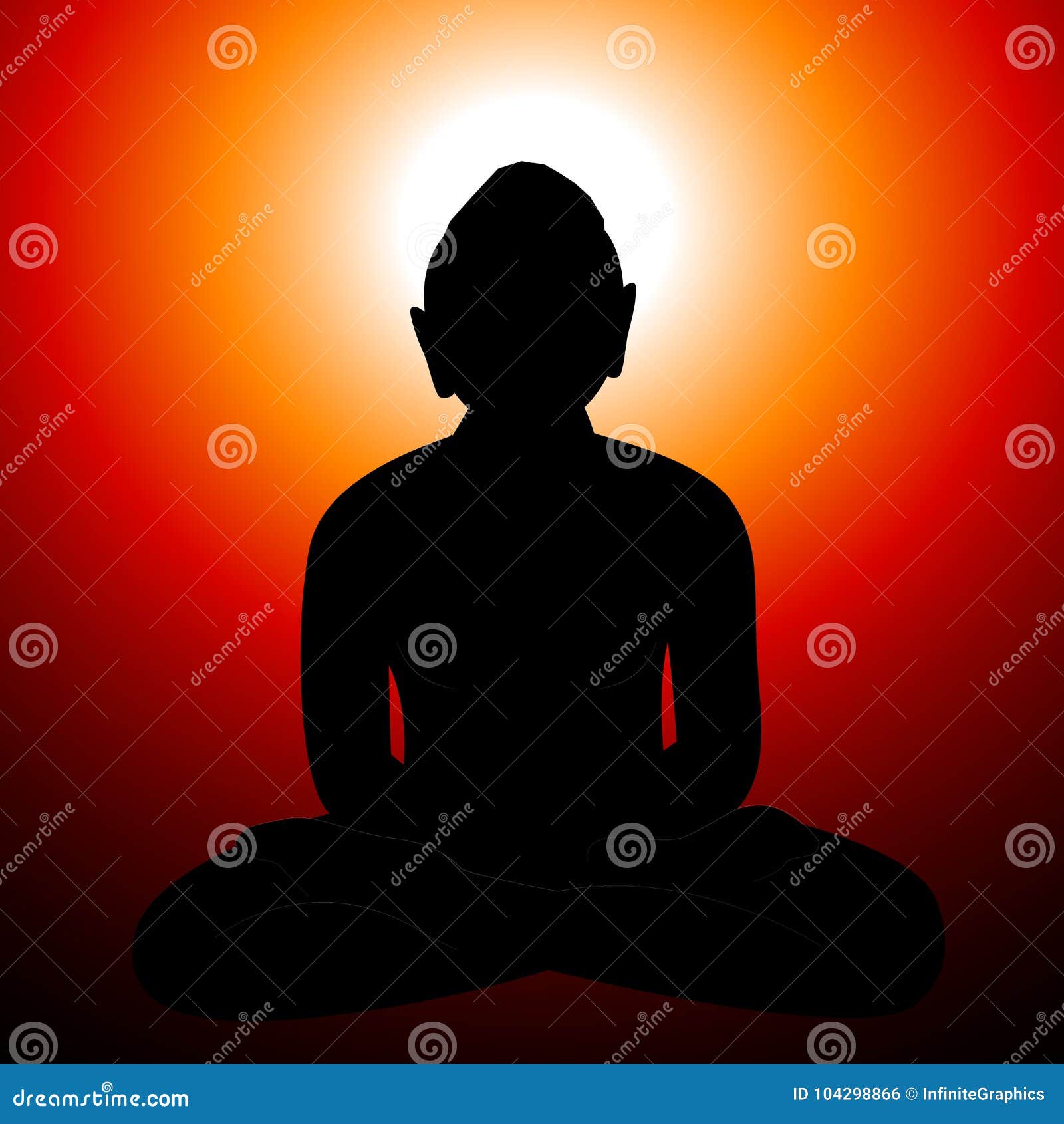 Illustration of Yoga Posture Background Stock Vector - Illustration of ...
