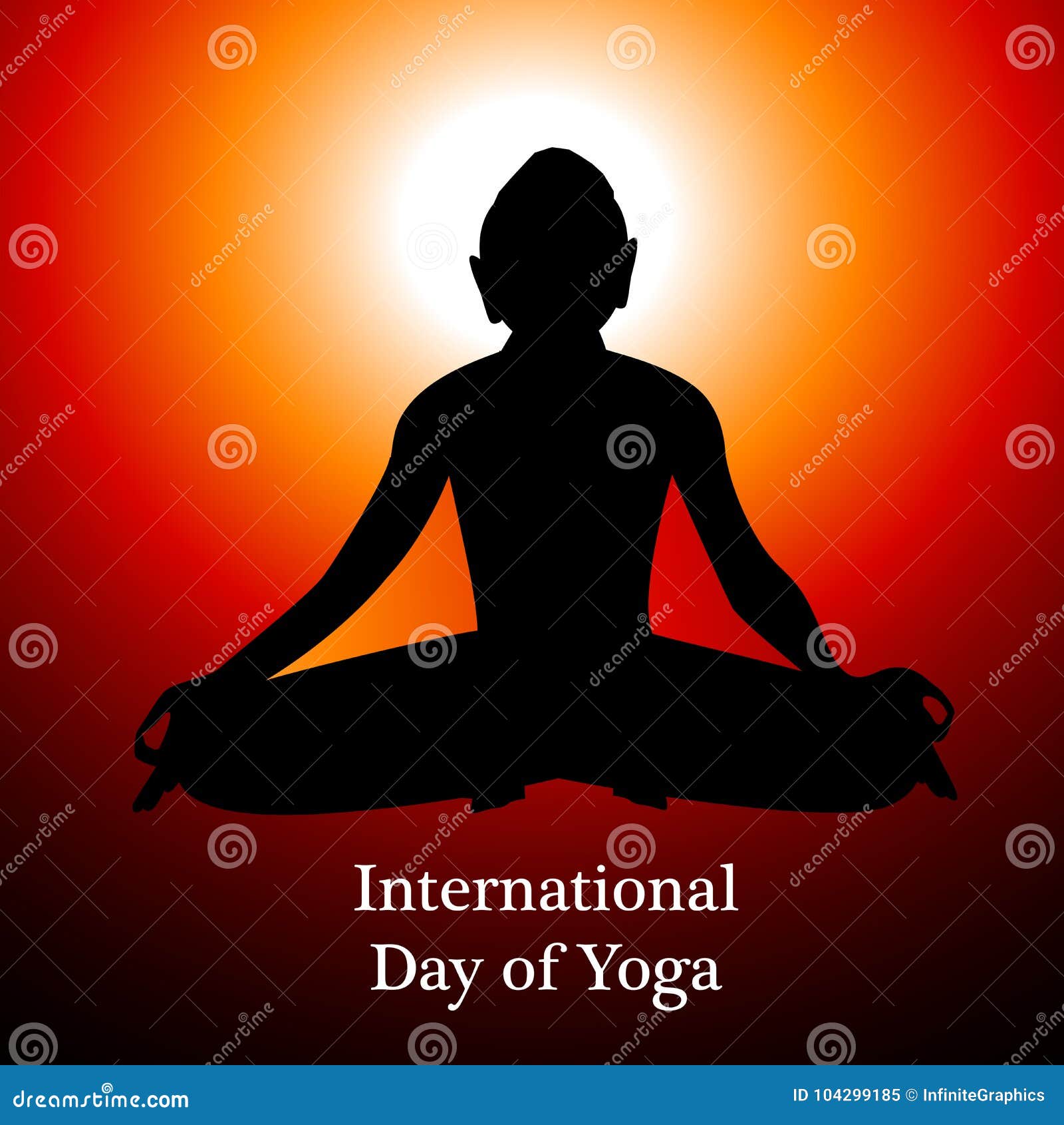 Illustration of Yoga Posture Background Stock Vector - Illustration of ...