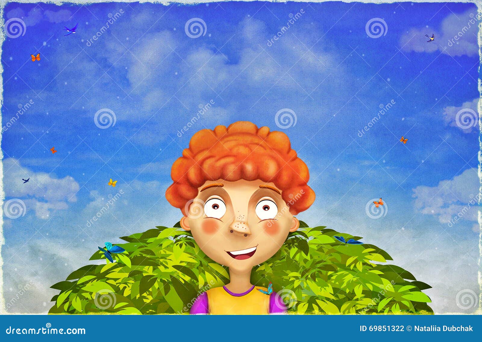 Opposite Young And Old, Words Antonym For Children With Cartoon ...